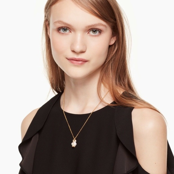 kate spade | Jewelry | Kate Spade Star Bright Owl Mini Pendant Necklace ...